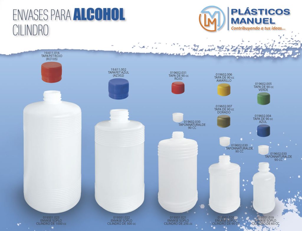 Botellas PET - Envase para alcohol - Industrias Pacheco SRL